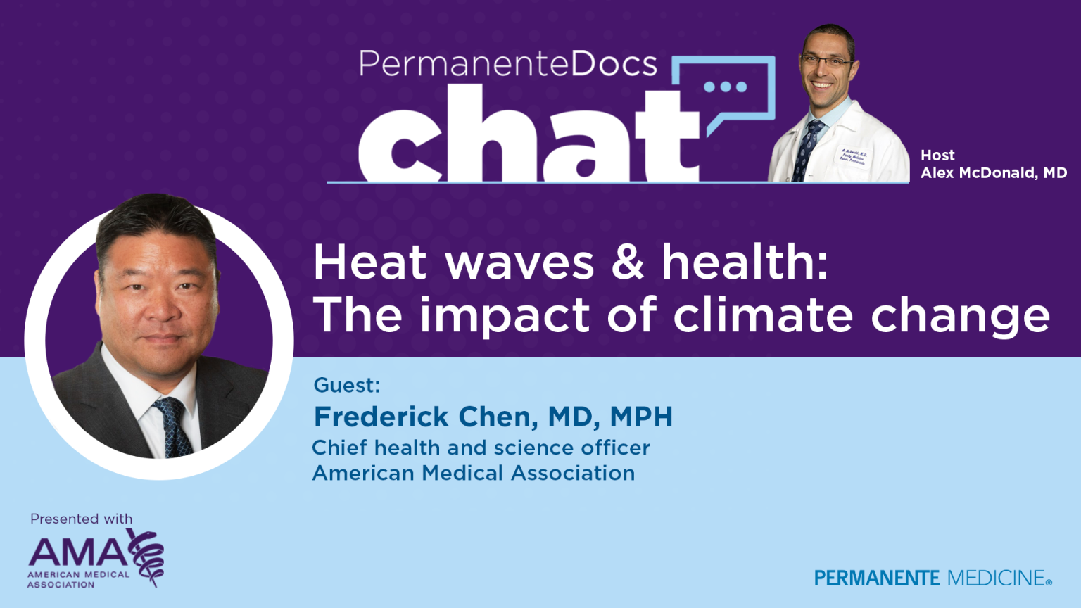 PermanenteDocs Chat on heat waves and health - Permanente Medicine