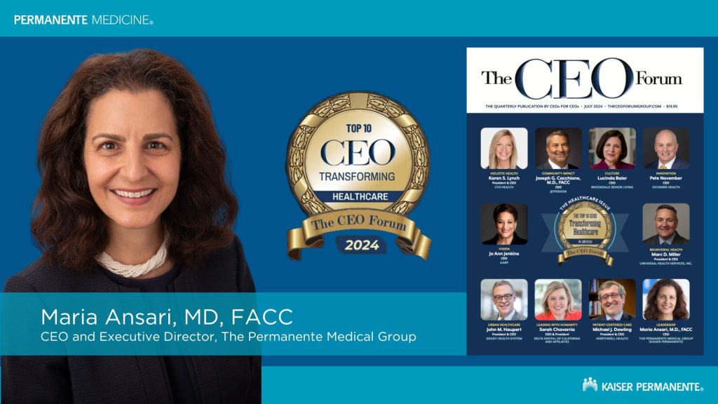 Maria Ansari, MD, FACC, named among Top 10 Health Care CEOs in America ...